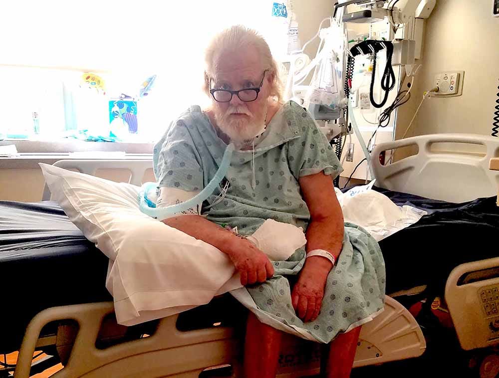 Still fighting: Roger Collins remains hospitalized one year after COVID ...