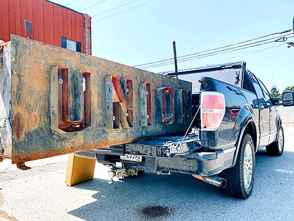 Old Union sign finds new home - The Iola Register