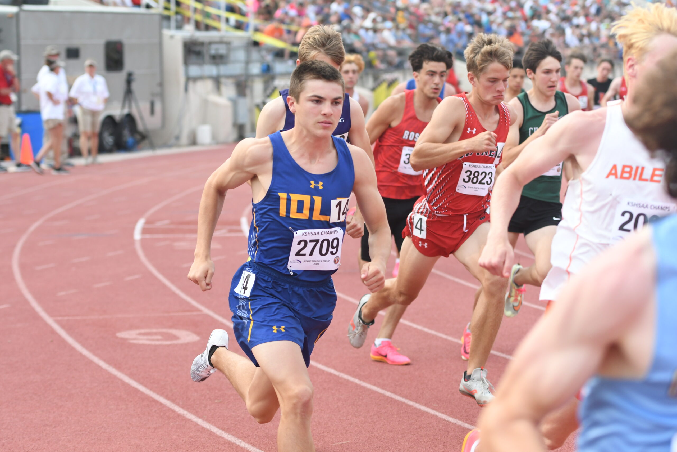 Mustangs soak in track and field state experience - The Iola Register