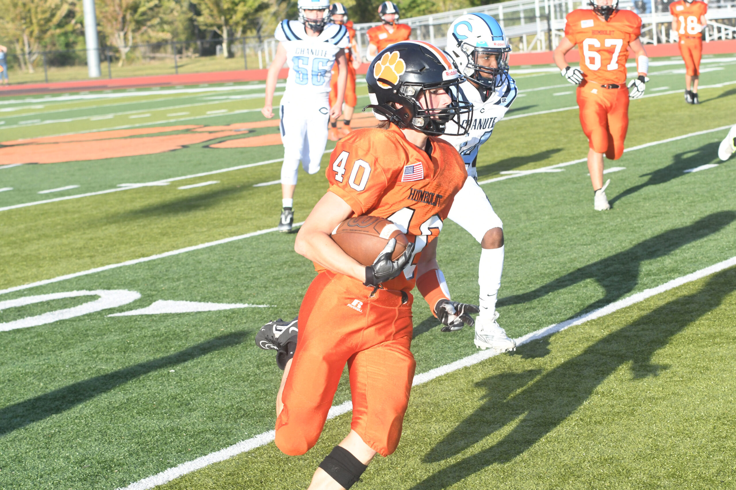 Humboldt v Chanute JV football (9/25/23) - The Iola Register