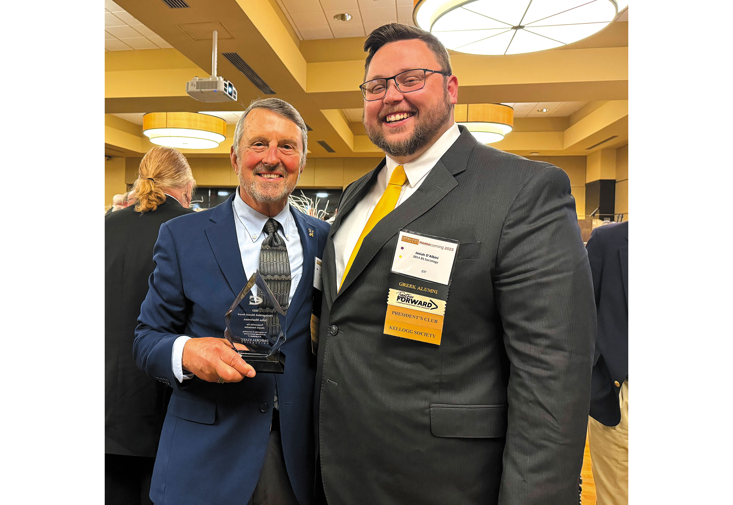 Masterson lauded as Hornet alum - The Iola Register