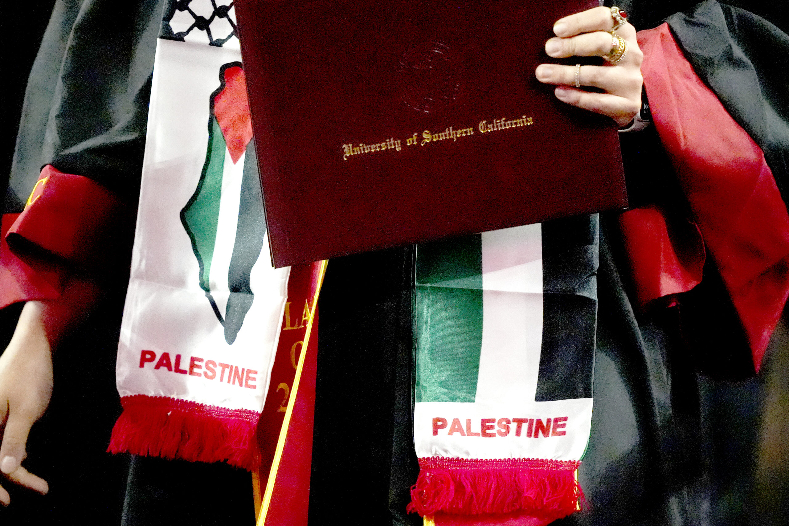 Pro-Palestine protests continue at graduations - The Iola Register