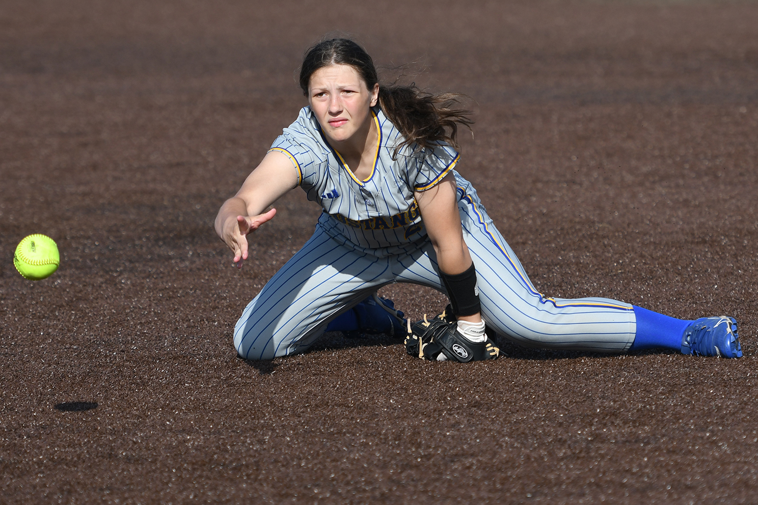 Mustang softball dominates early, but cannot complete sweep - The Iola ...